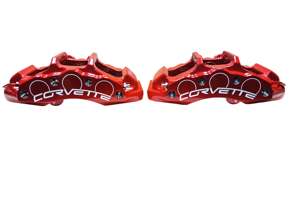 2006-2013 Corvette C6 Z06 + Grandsport Front Red Calipers Set NEW | eBay