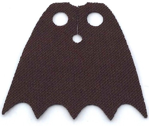 Lego New Dark Brown Minifigure Cape Cloth Scalloped 5 Points Batman ...