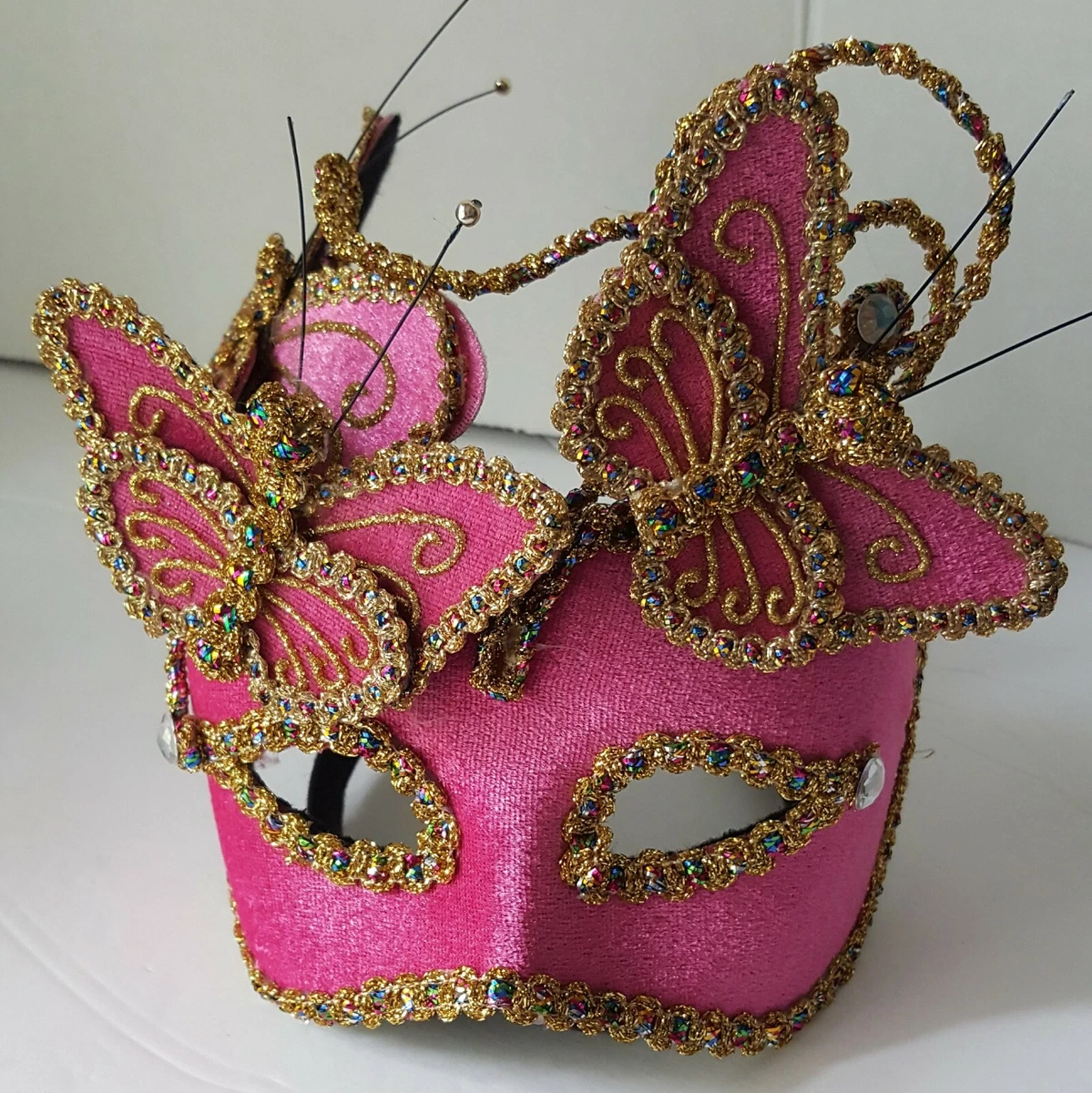 Purple Butterfly Masquerade Mask