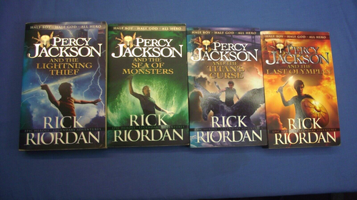 Rick Riordan Percy Jackson 4 Book Bundle - Paperback | eBay Australia