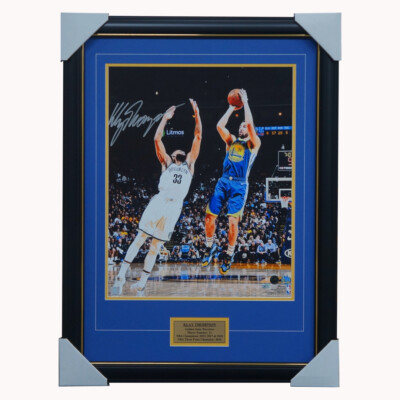 Klay Thompson Signed Golden State Warriors Official NBA Fanatics Photo ...