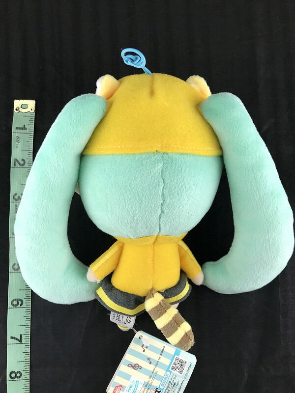 Hatsune Miku x Rascal the Raccoon Collaboration Design Plush Doll FuRyu ...