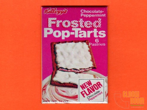 Vintage Pop Tarts Frosted Chocolate Peppermint box art 2x3" fridge ...