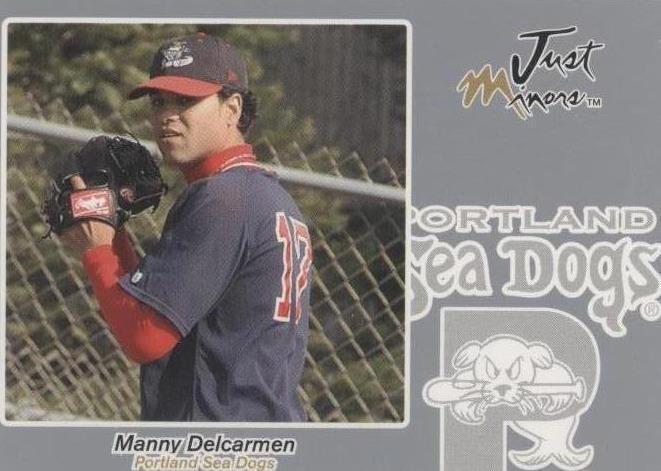 2005 Just Minors - Just Autographs Manny Delcarmen #12 Silver /200 for ...