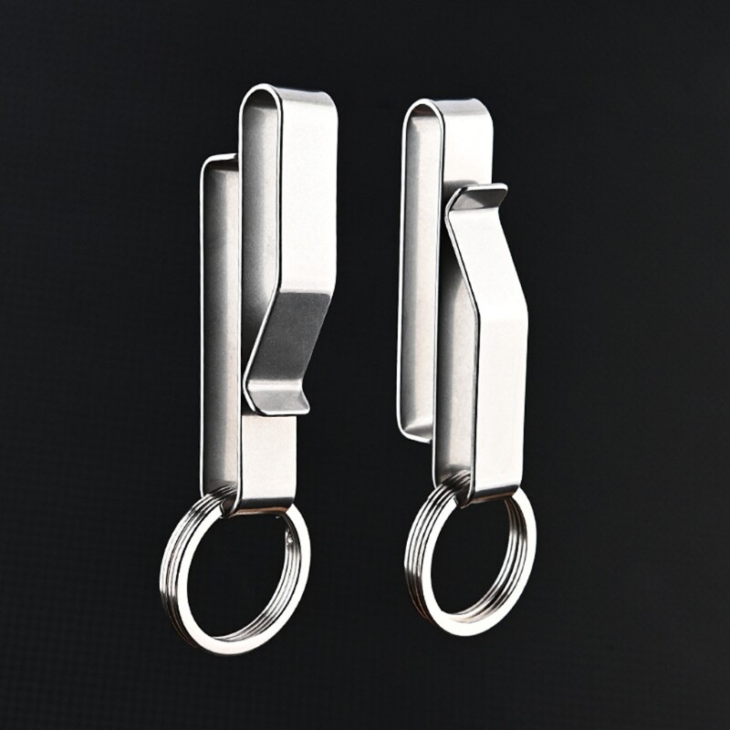 Outdoors Buckle Keychain Webbing Buckle Stainless Steel Waist Key ...