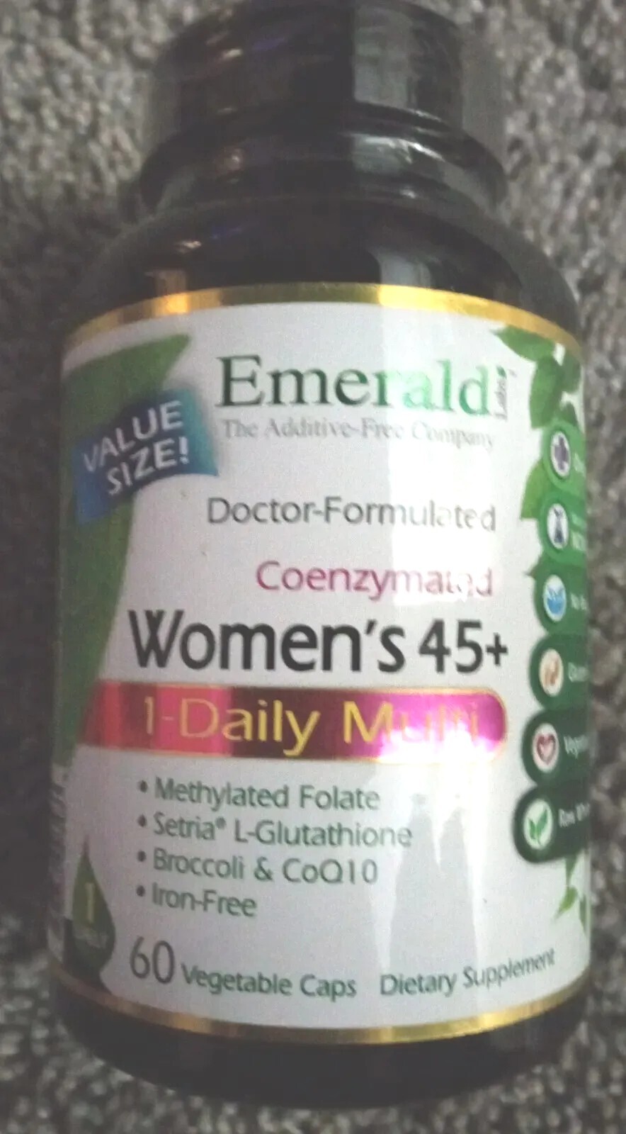 Emerald Labs Women's 45+ 1-Daily Multi + Coenzymated B's, 60 caps | eBay