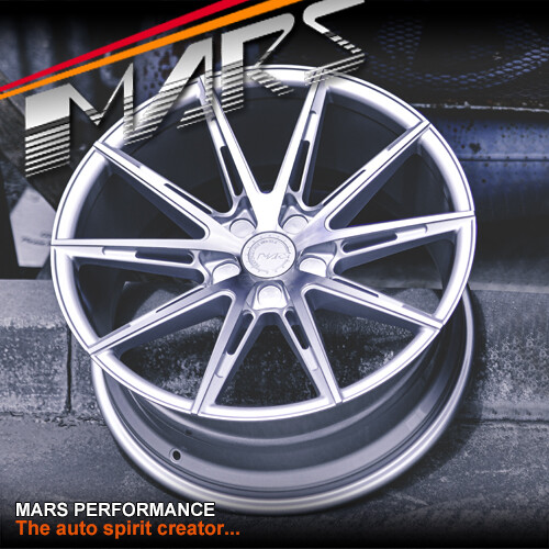 MARS MP-M2 Silver 19 inch Concave Wheels Rims 5x120 BMW M2 M3 M4 M5 M6 ...