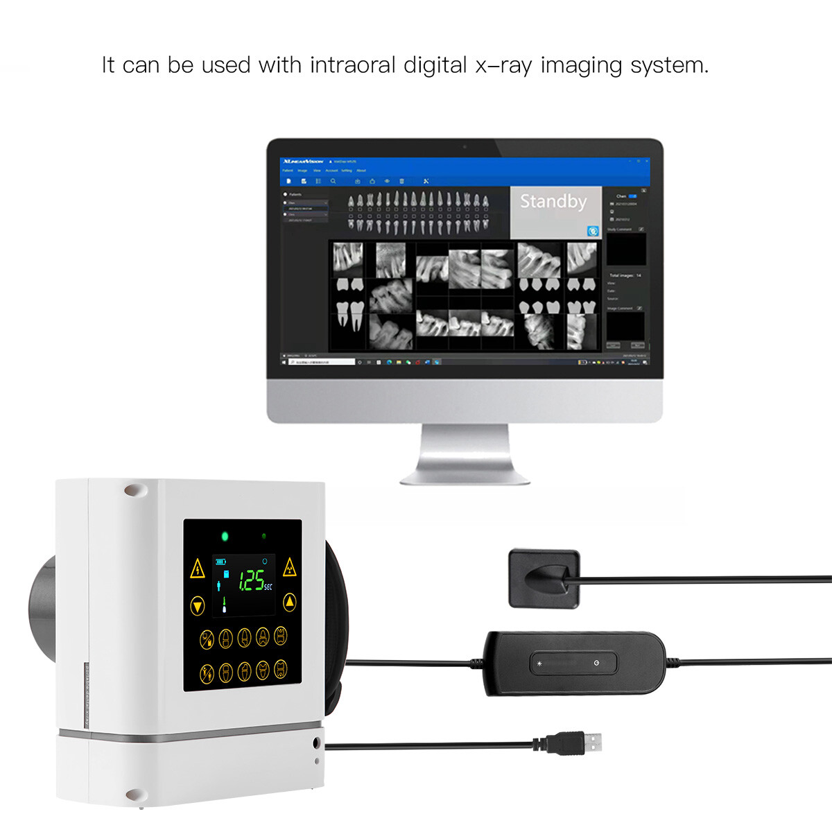 Dental X-ray Digital RVG Sensor Size:1.5 | Grelly USA