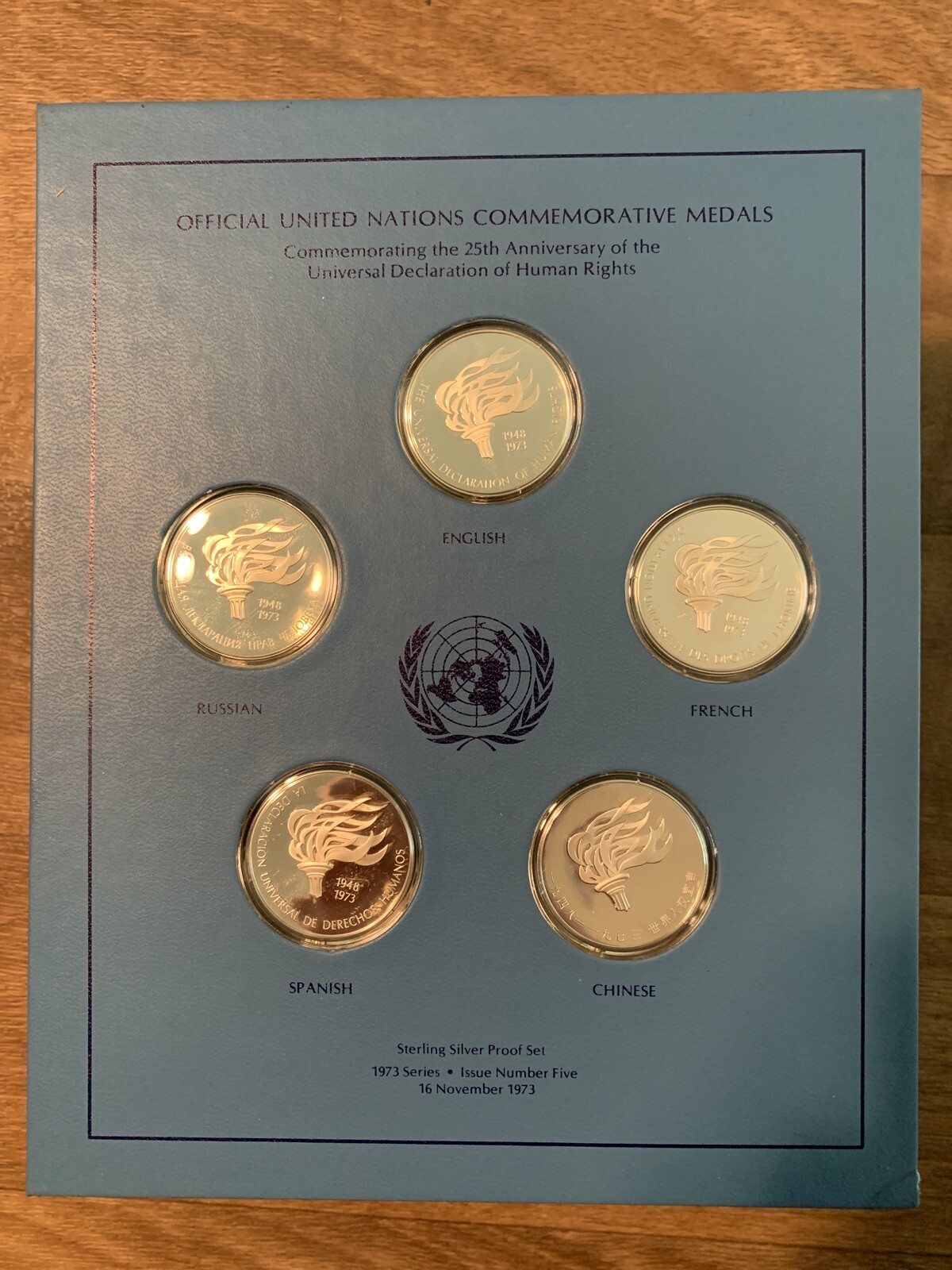 Official United Nations Commemorative Medals 1973 Series | eBay