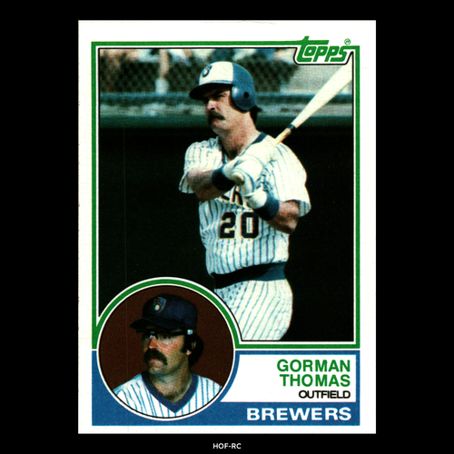 1983 Topps Gorman Thomas Brewers #10 EX-MINT | eBay