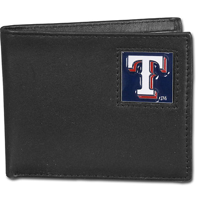 Texas Rangers Bi-Fold Fine Grain Leather Wallet, Gift Boxed | eBay