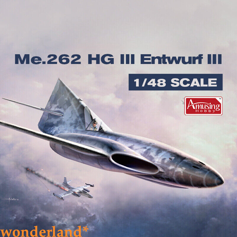 Amusing 48A005 1/48 WWII German Aircraft Me262 HGIII Concept 3 Plastic ...