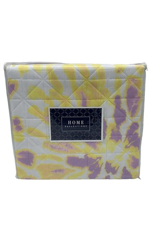 Home Reflections Tie-Dye Burst Reversible Quilt Set Soft Multi | eBay