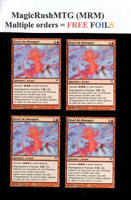 *MRM* FR/VF 4x Desperate Ritual (Rituel de d sespoir) MTG CHK | eBay
