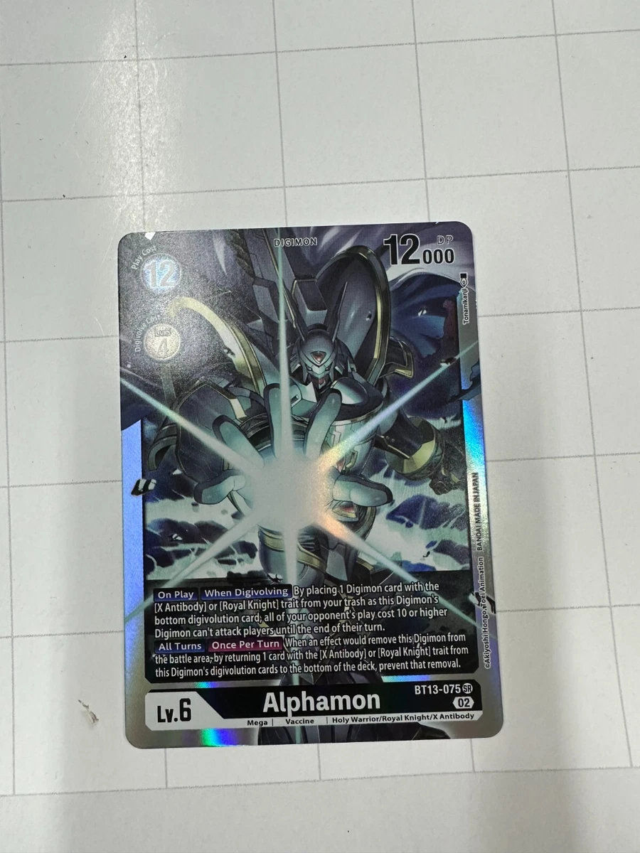 Digimon Royal Knights Alphamon