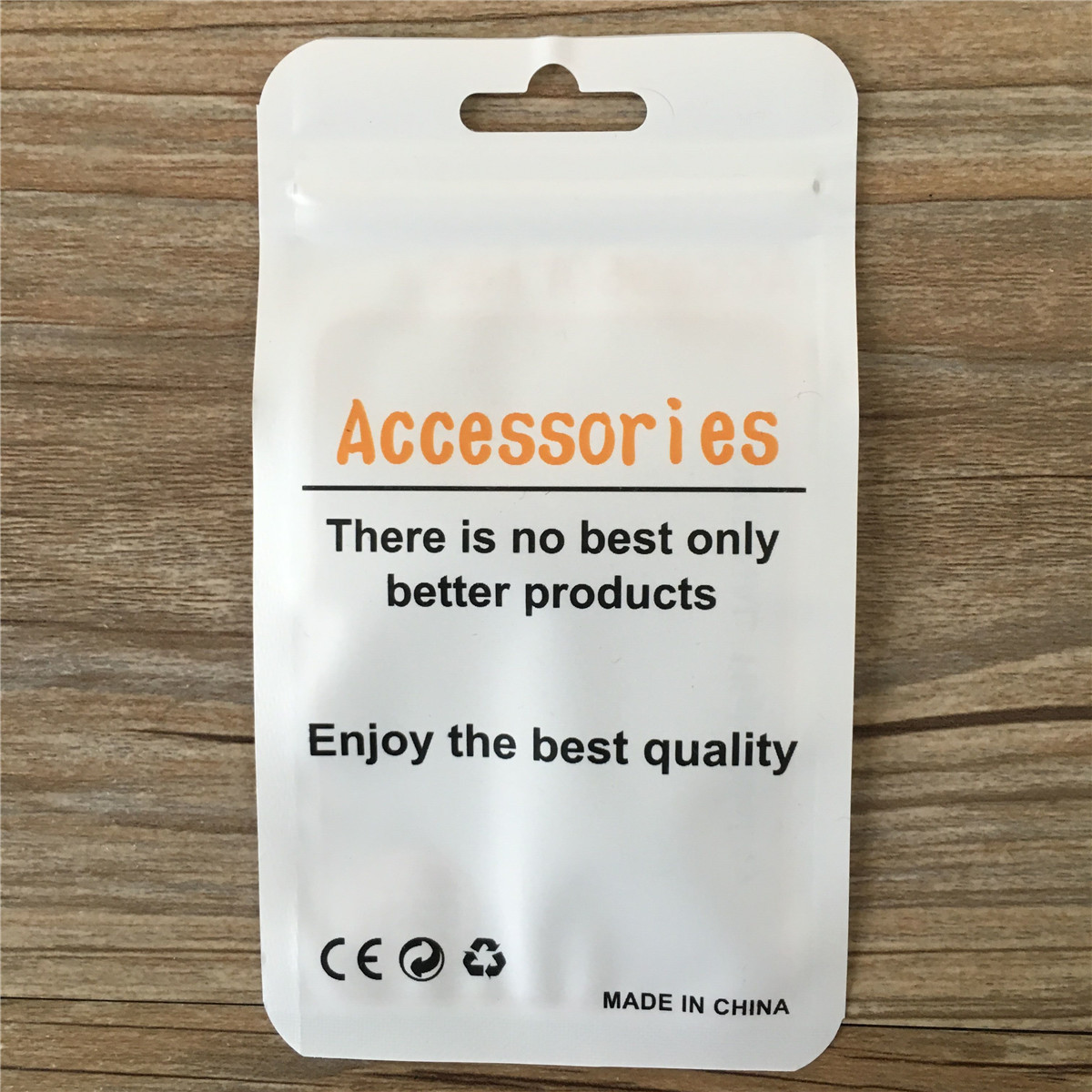 Plastic Hang Hole Bag Matte Self Seal Bag Retail Packaging Pouch For ...