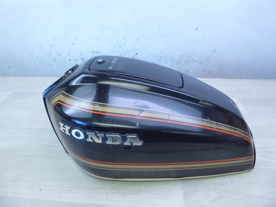 1978 Honda CB750K Four H406) black gas petrol fuel tank with emblems ...