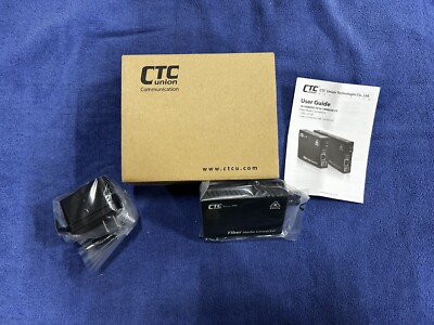 NEW - CTC Union FMC-10-100-ST002 Fiber Media Converter (Q-05) | eBay
