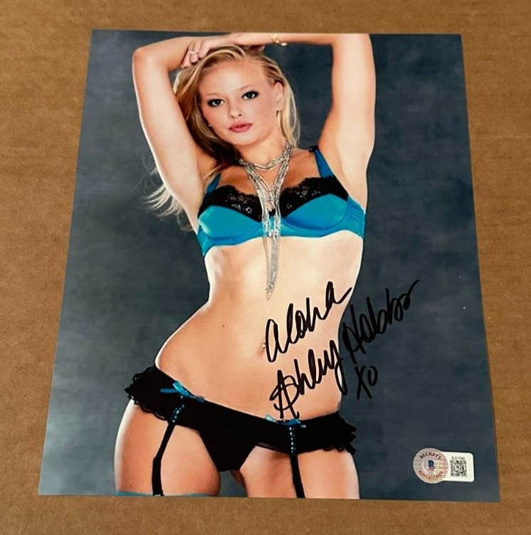 PLAYBOY MODEL ASHLEY HOBBS SIGNED SEXY 8X10 PHOTO BECKETT COA AUTHENTIC | eBay