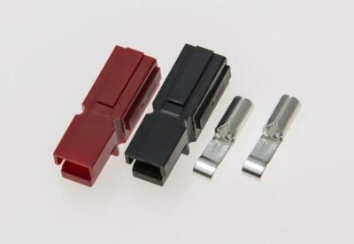 30A Red Black Interlocking Power 2Pole Battery Connectors Torberry Auto ...