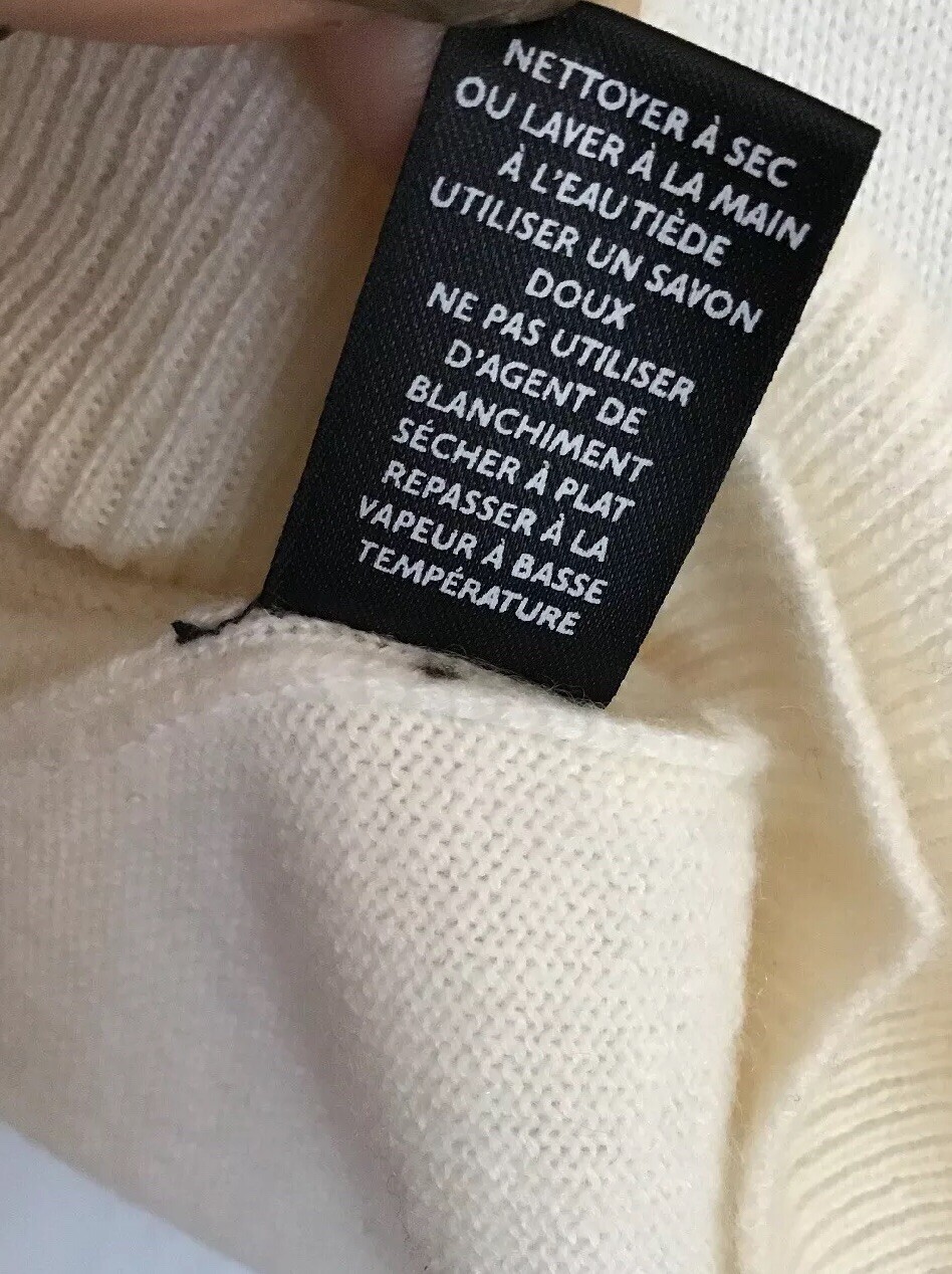 Christopher Fischer Sweater Off-White Drawstring Front Cashmere Nwt ...