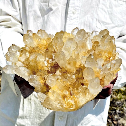 5.15LB Natural crystal clusters quartz crystal mineral specimens Reiki ...