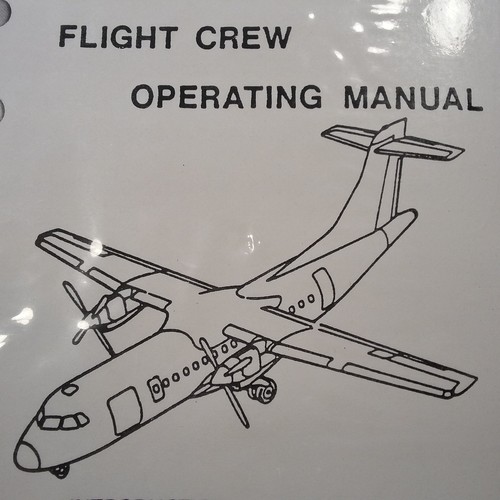 ATR 42 FCOM Flight Crew Operating Technical Manuals, a 2 Vols Set. | eBay