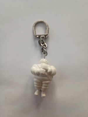 Porte-clés Automobile Bibendum MICHELIN Blanc Keychain vintage 60' | eBay