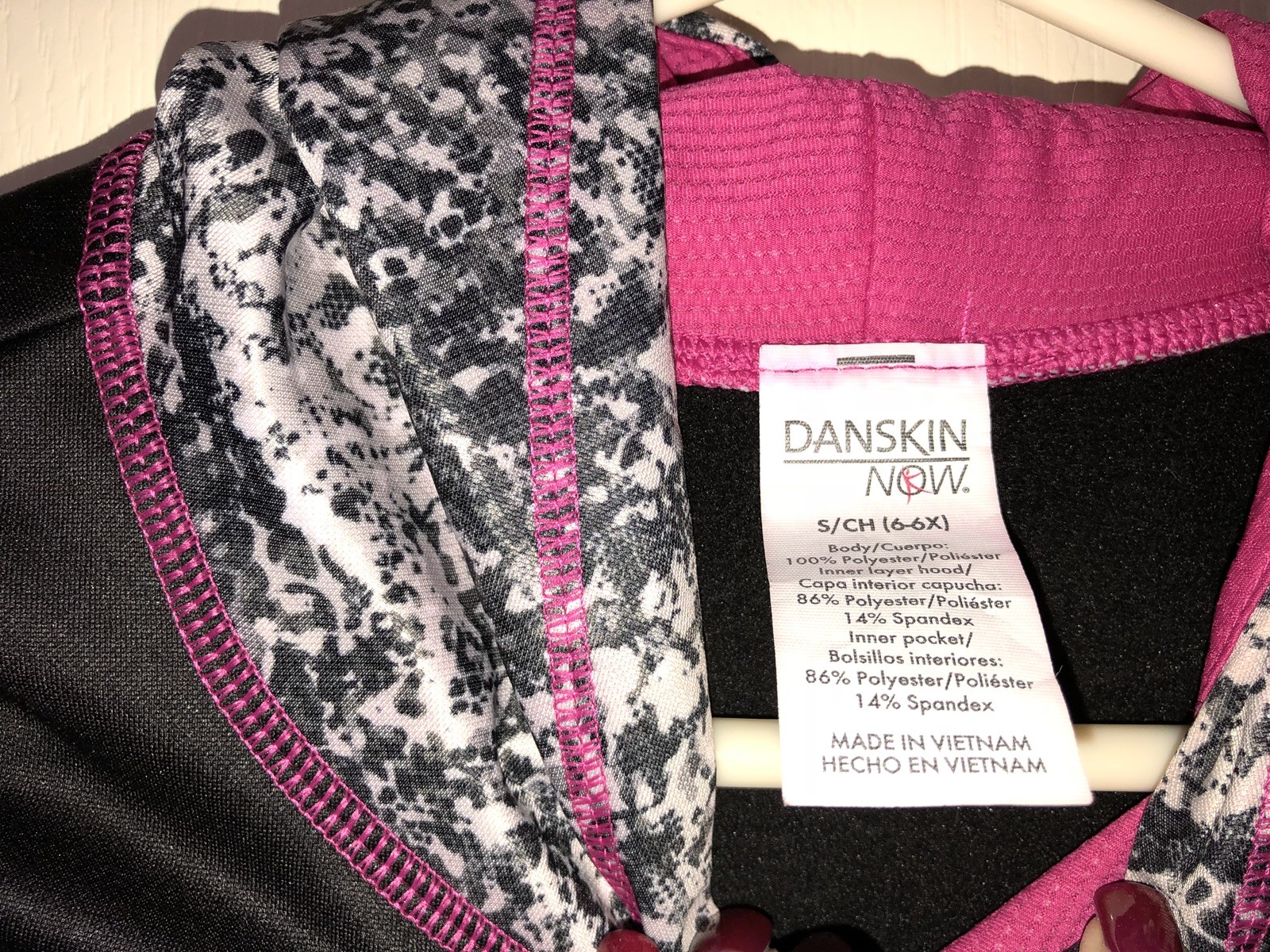 Danskin Kids Girls Gray Jacket Hoodie Sweatshirt Sz S 6 6X EUC | eBay