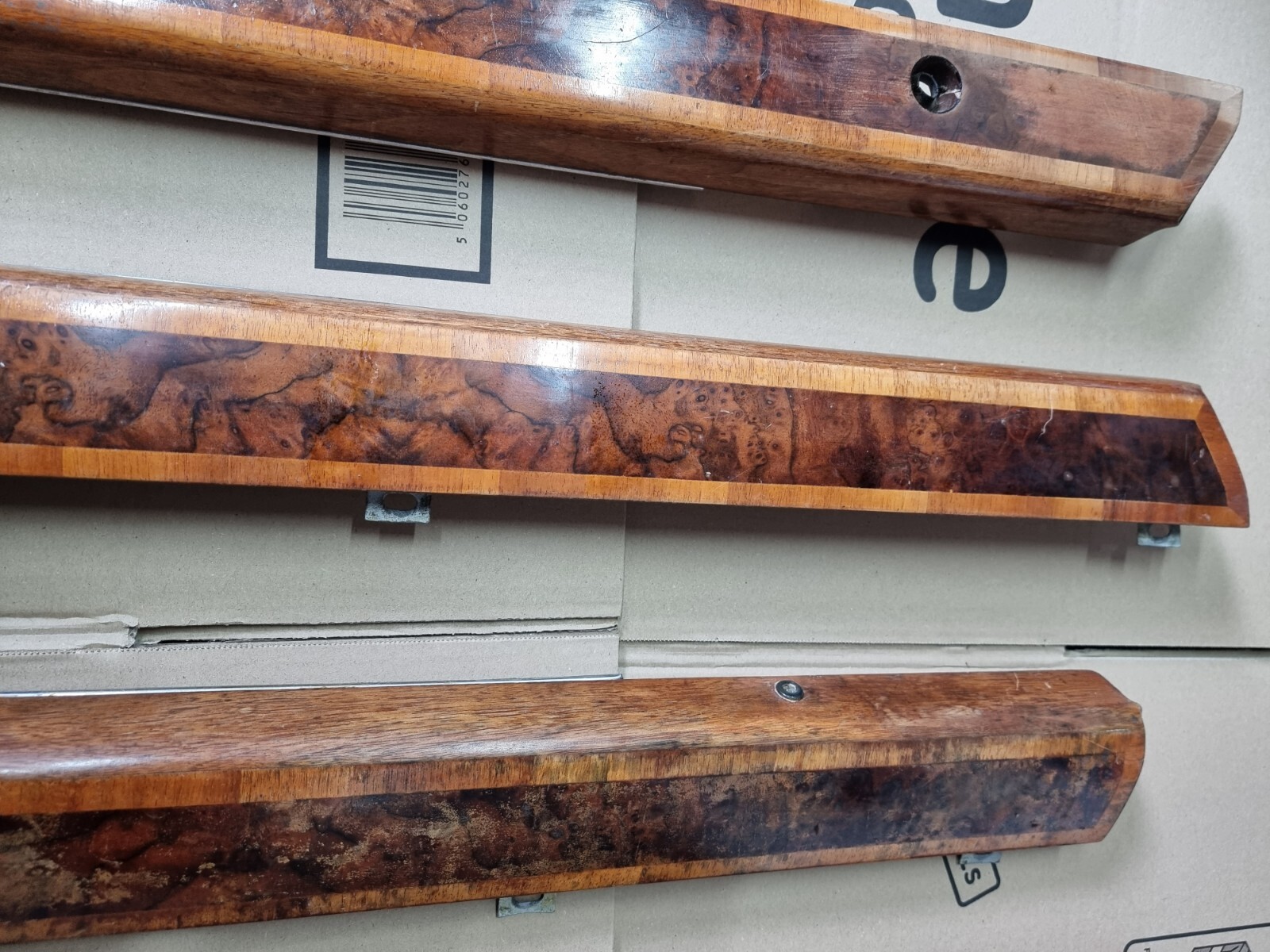 1971 Rolls Royce Silver Shadow Wood Door Veneer Cappings X4 - Used ...