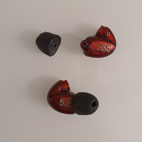 Shure SE535 Limited Edition Red In Ear Monitor (right IEM broken for ...
