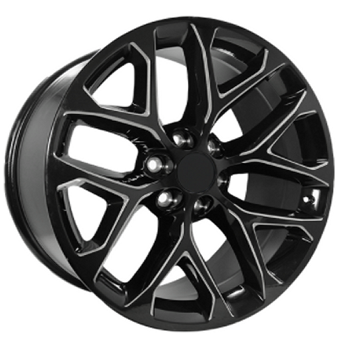 PERFORMANCE REPLICAS PR177 26X10 6X139.7 Offset 24 Gloss Black Milled ...