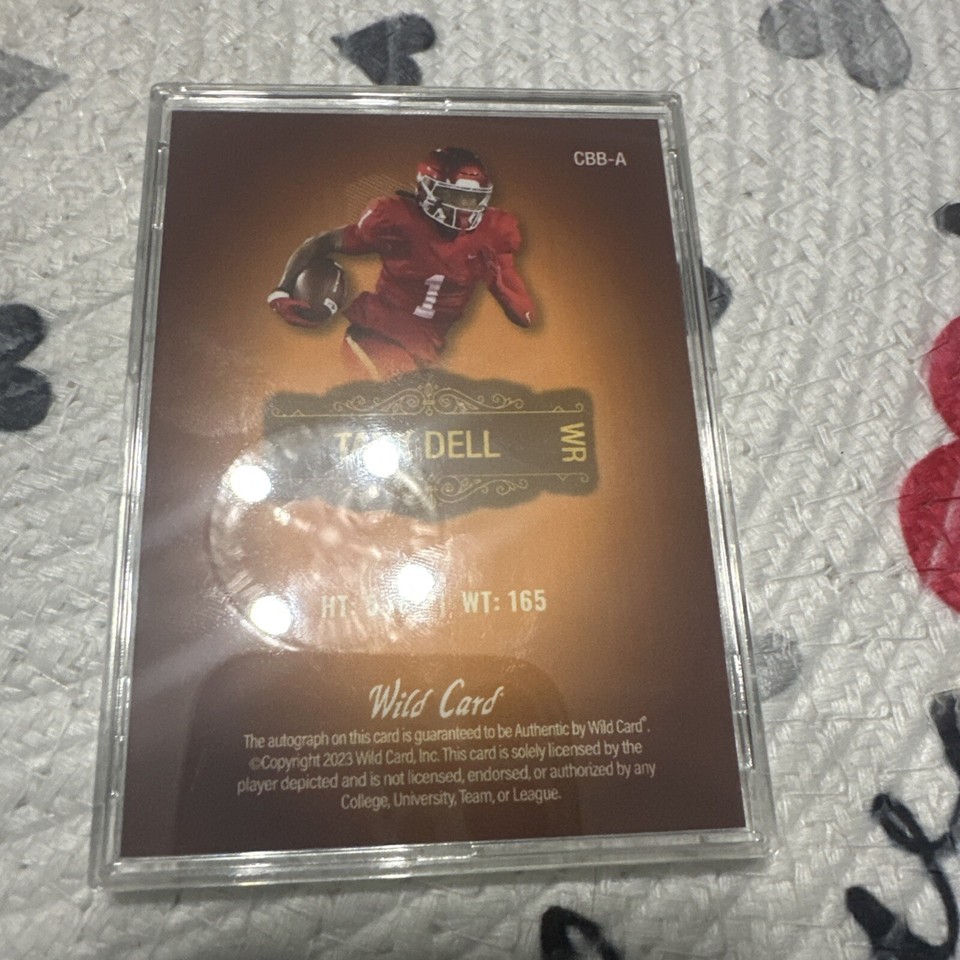 Tank Dell Autograph Card Numbered 41/50 | eBay