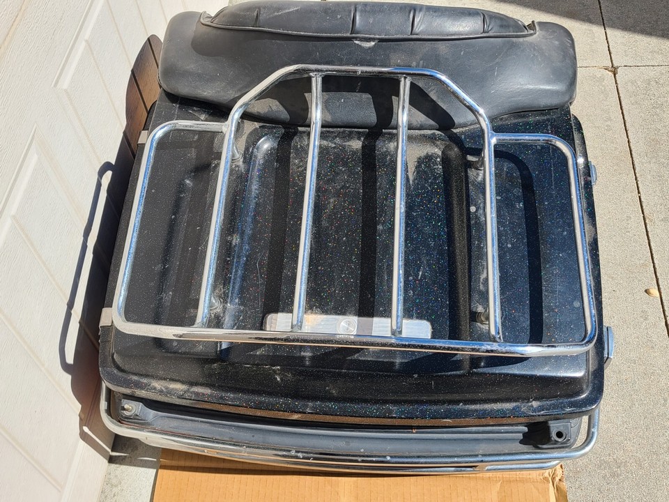 1995-2023 Harley-Davidson King Ultra Touring Black Tour Pack Backrest ...