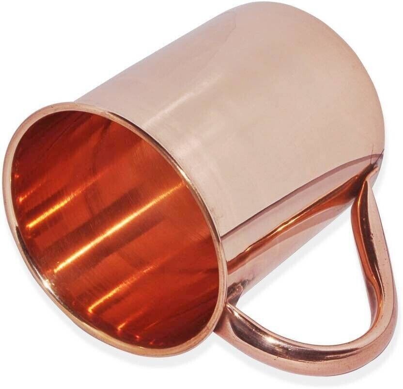 Copper Moscow Mule Solid Copper Mug 100% Pure Volume 415 ML | eBay