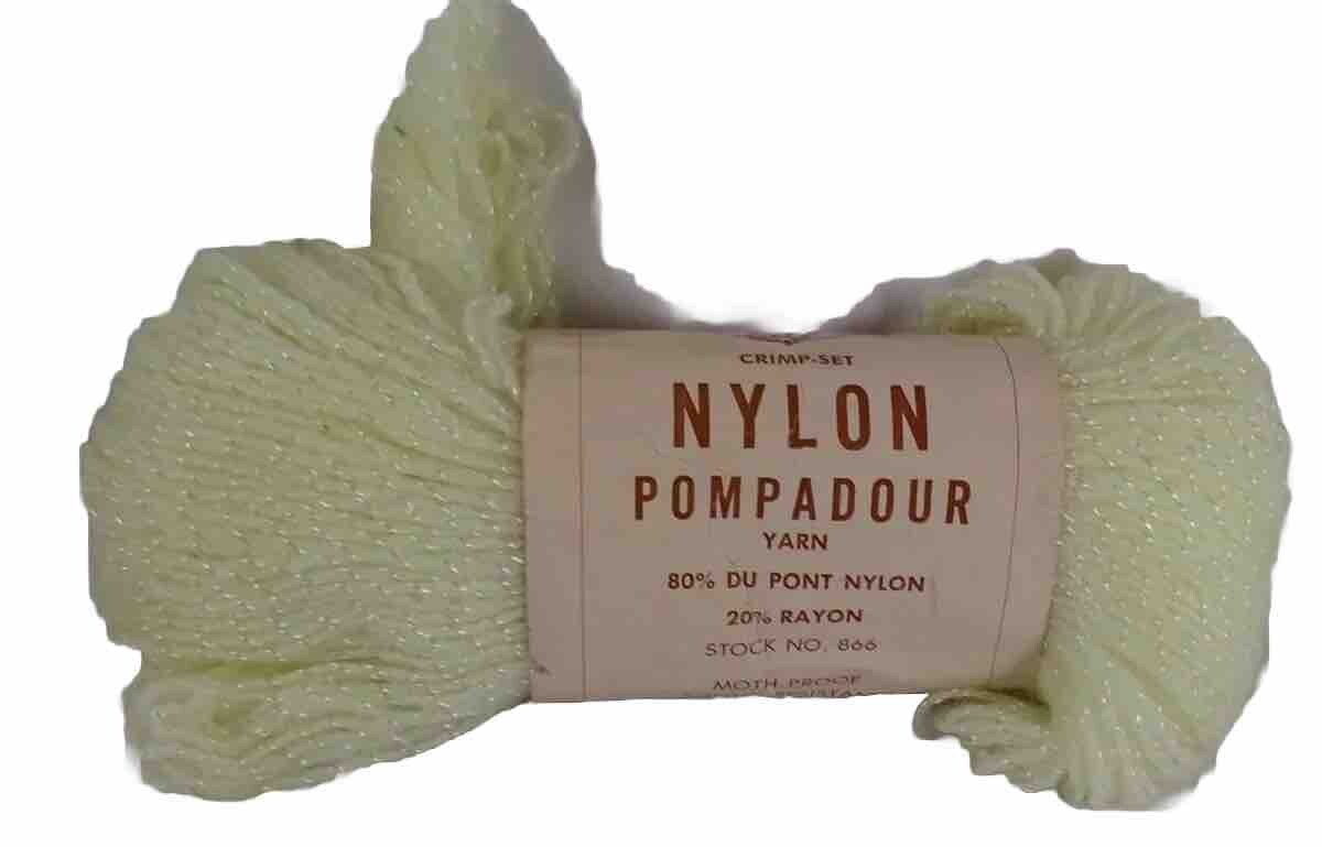 Crimp Yarn Pompadour Vintage Wool Co Knitting Crochet Craft | eBay