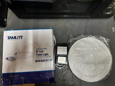 TAMLITE 8'' LED PANEL LIGHT # CLY8-5CCTA/WH | eBay