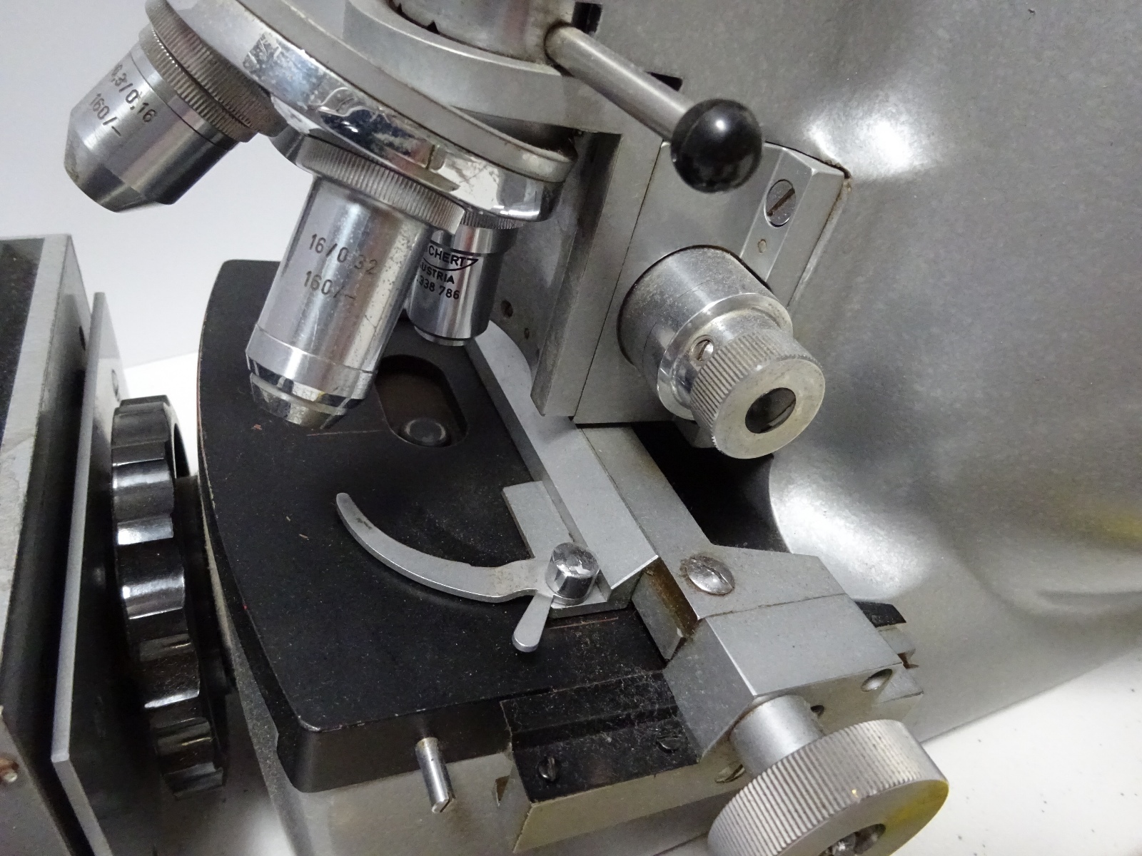 REICHERT AUSTRIA VISOPAN [broken micrometer] OPTICAL MICROSCOPE OPTICS ...