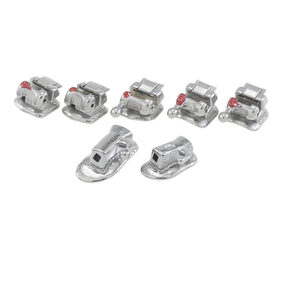 5 Dental Self Ligating Brackets Orthodontic Braces Metal Roth 022 345 ...