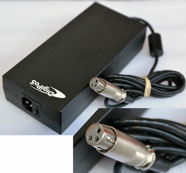 Digipos UMEC Up2002-01 AC Power Supply Adapter XLR 3 Pin 24v 8.5a for ...