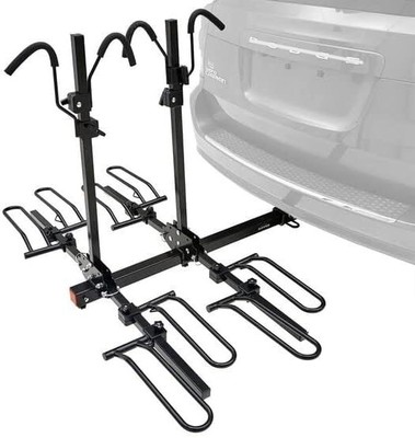 Hitch-Mounted Tray-Style Bike Rack - 4 Bike | eBay