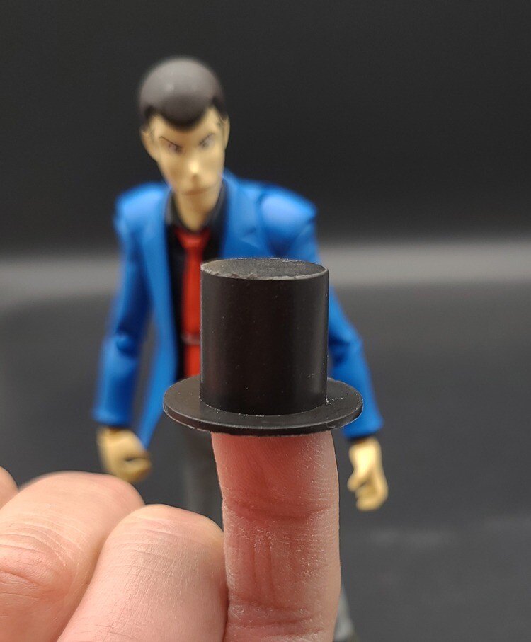 1/12 Scale Western Cowboy Hat Formal Top Hat Cap Accessory For 6 ...