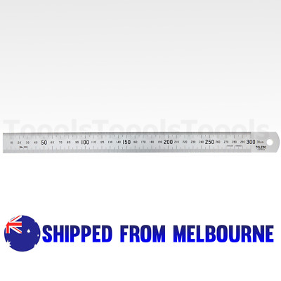TOLEDO 300MM ZERO CENTRE DOUBLE SIDED STAINLESS STEEL RULER 300SP ...