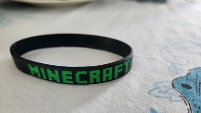 Minecraft Wristband Party Favor Black Bracelet Birthday Party Favors | eBay