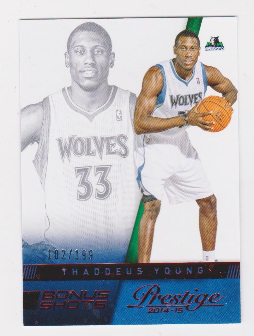 2014-15 Prestige Bonus Shots Red #151 Thaddeus Young (Timberwolves)/199 | eBay