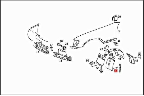Genuine MERCEDES C140 W140 S-CLASS W140 Coupe C140 Seal 1406981998 | eBay