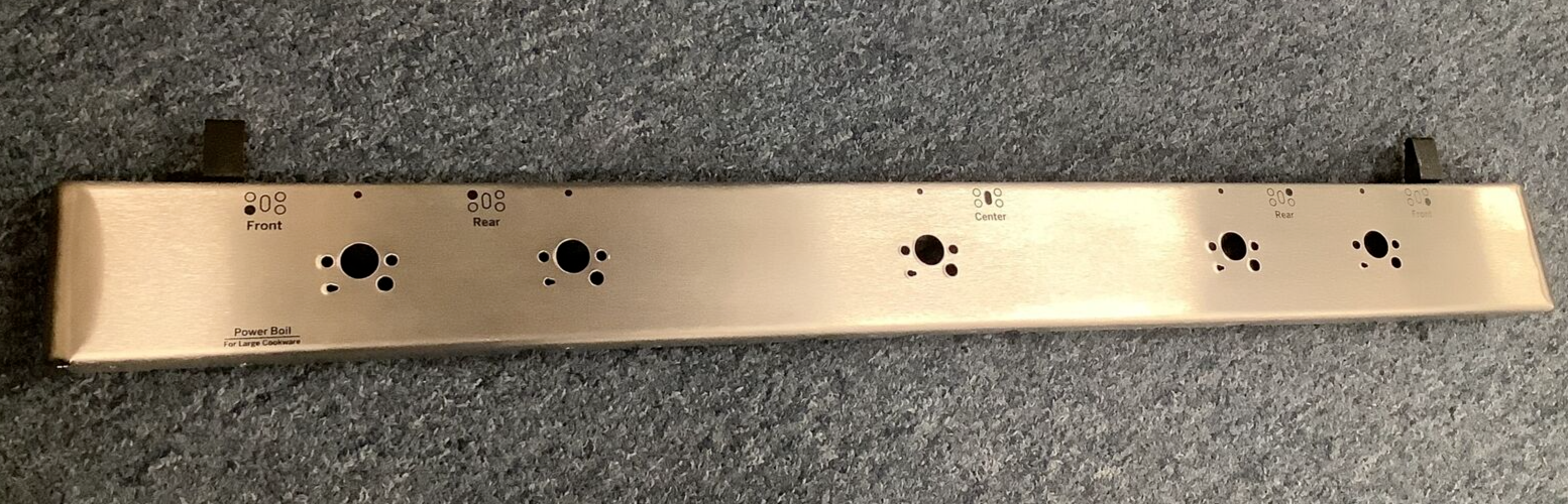 GE RANGE OVEN CONTROL MANIFOLD PANEL STAINLESS STEEL WB36X32657 JGB735 ...