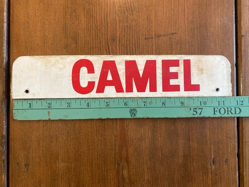 Vintage Camel Cigarettes Shelf Wall Display Advertising Wood Sign Small ...