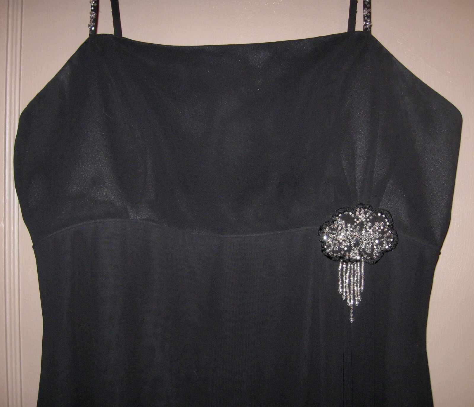 BELLA FORMALS by VENUS Black Beaded Crystals Prom Hol… - Gem