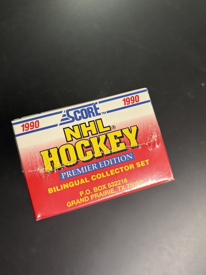 1990 SCORE NHL HOCKEY PREMIER EDITION FACTORY SEALED BOX - BILINGUAL ...
